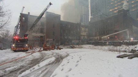 Downtown Montreal fire was an arson, police say - Montreal | Globalnews.ca