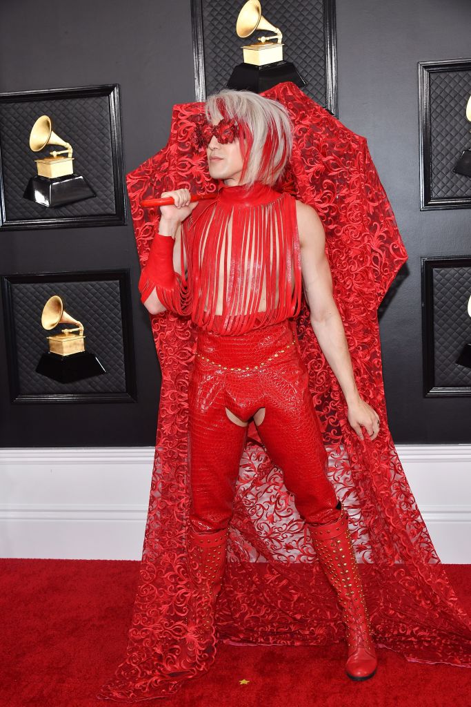 Singer Joy Villa wears ‘Trump 2020’ dress at the Grammy Awards ...