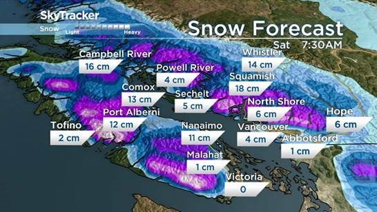 One last blast of snow expected before B.C. South Coast weather shifts ...