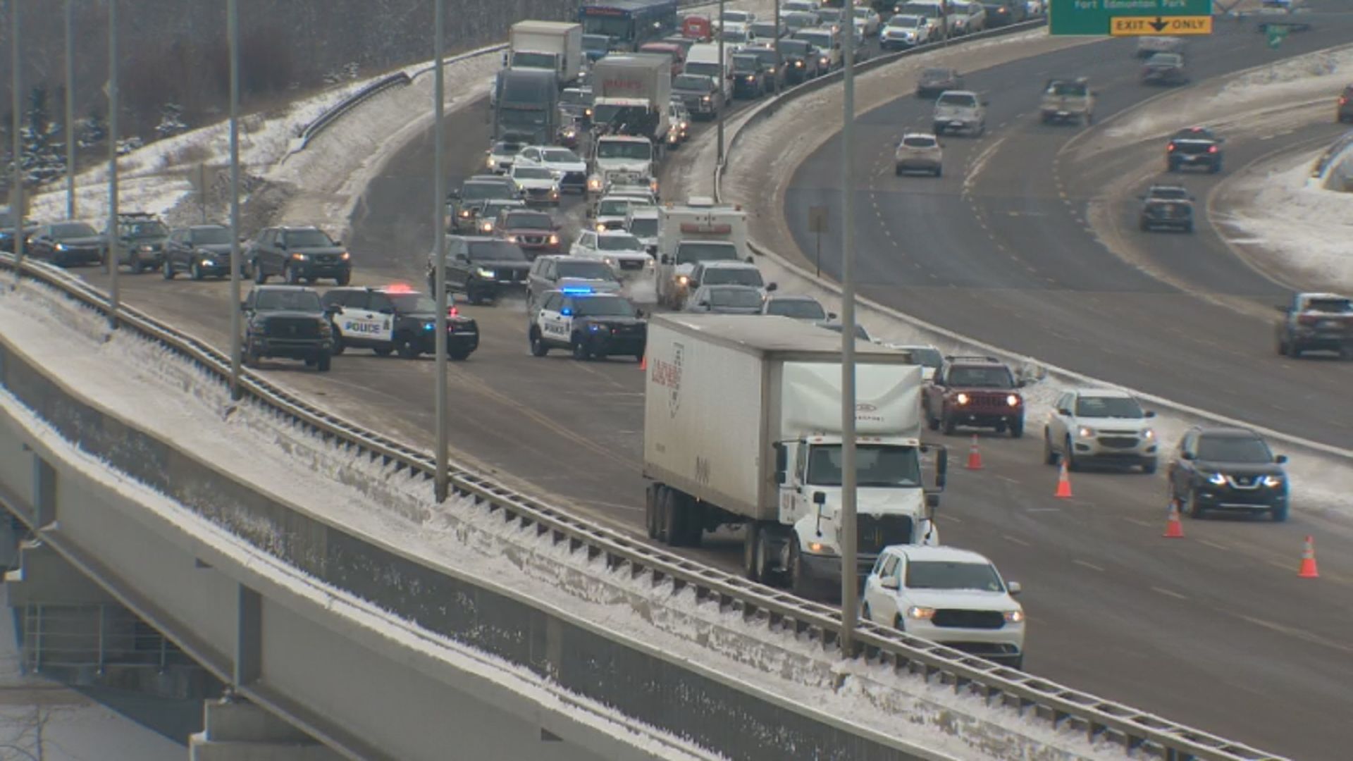Crash in west Edmonton creates traffic delays on Whitemud - Edmonton ...