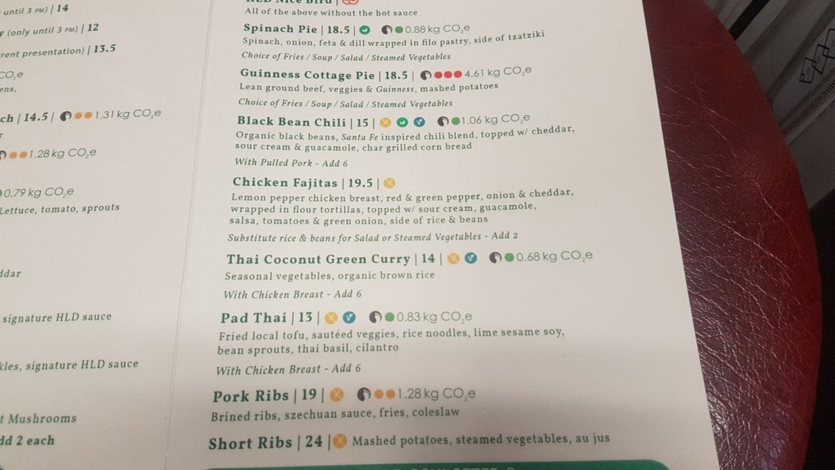 Edmonton’s Highlevel Diner launches new menu with carbon footprint info ...