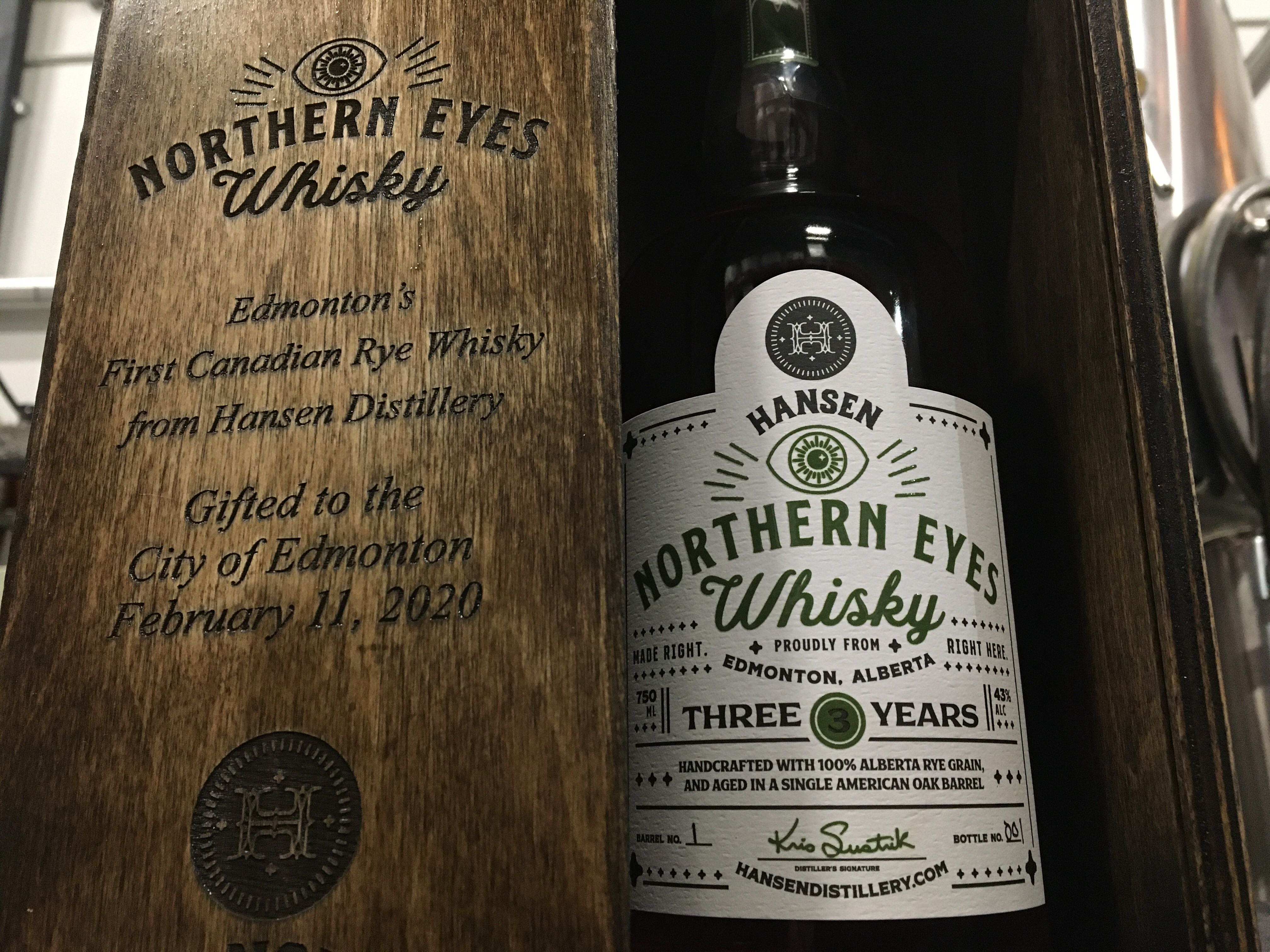 Hansen Distillery unveils first-ever Edmonton-made whisky - Edmonton ...
