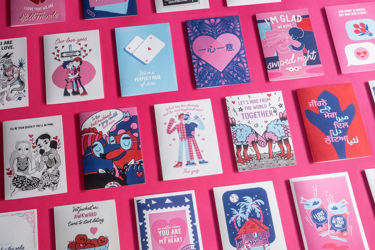 Celebrate all love: Valentine’s cards break from tradition | Globalnews.ca