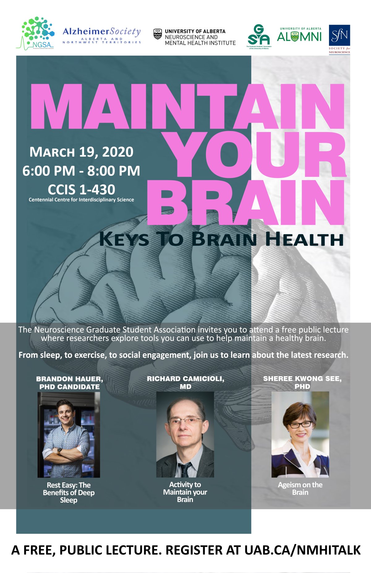 Maintain Your Brain – NMHI Public Lecture - GlobalNews Events