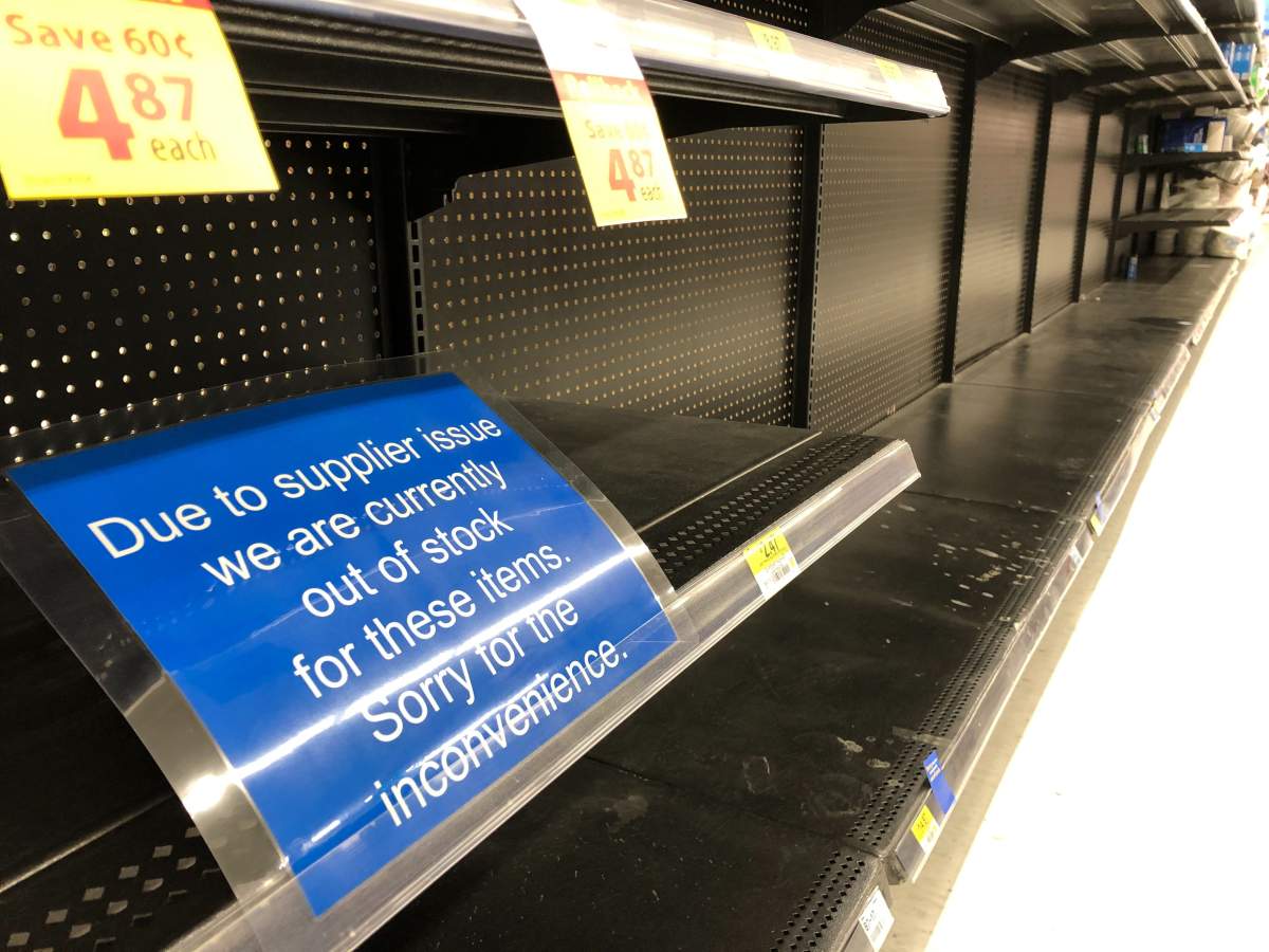Coronavirus: Panic-buying in Winnipeg brings out re-sellers and claims ...