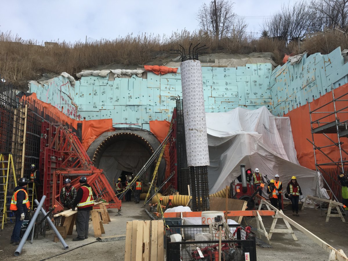 Tour of twin tunnels for Edmonton’s Valley Line southeast LRT ...