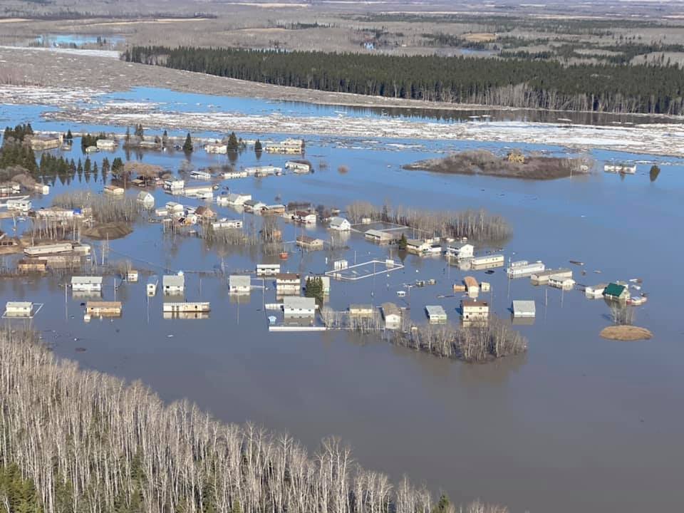 Evacuations ordered in Fort Vermilion as Peace River breaches banks ...