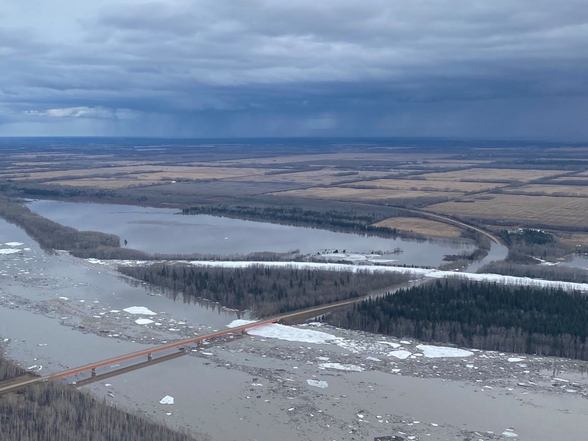 Evacuations ordered in Fort Vermilion as Peace River breaches banks ...