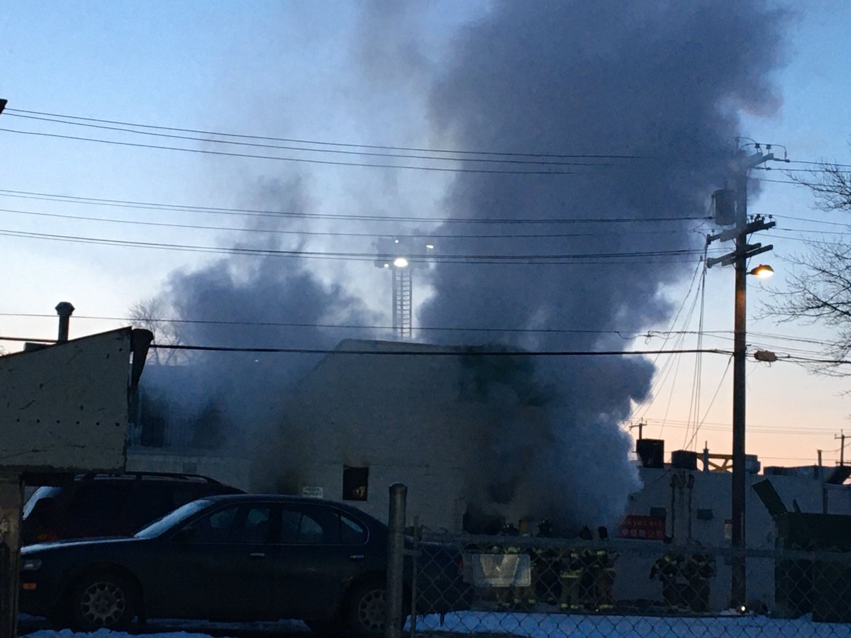 2 taken to hospital as crews battle central Edmonton fire - Edmonton ...