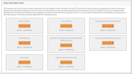 Coronavrus: Edmonton police launch online tool for criminal record ...