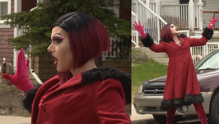 Drag queens dance in street for Calgary Mother’s Day | Globalnews.ca