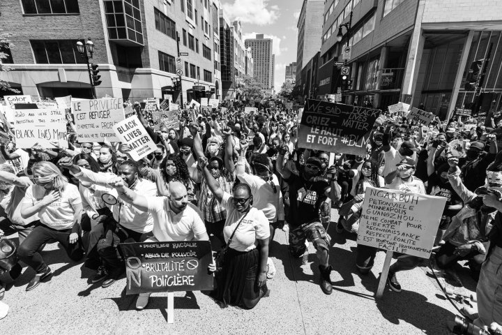 Montreal photographer captures critical moment during anti-racism ...