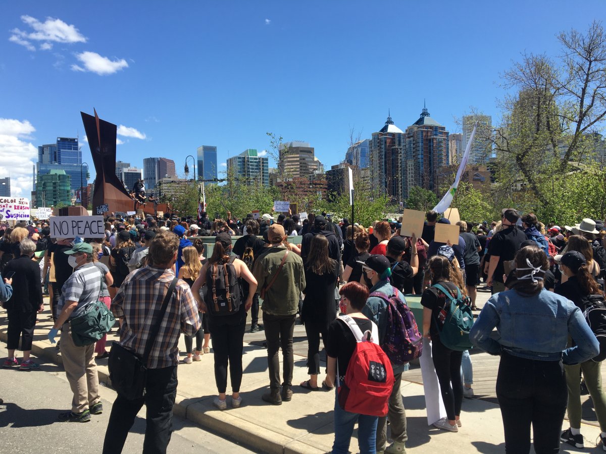 Thousands march through Calgary streets in anti-police violence, anti ...