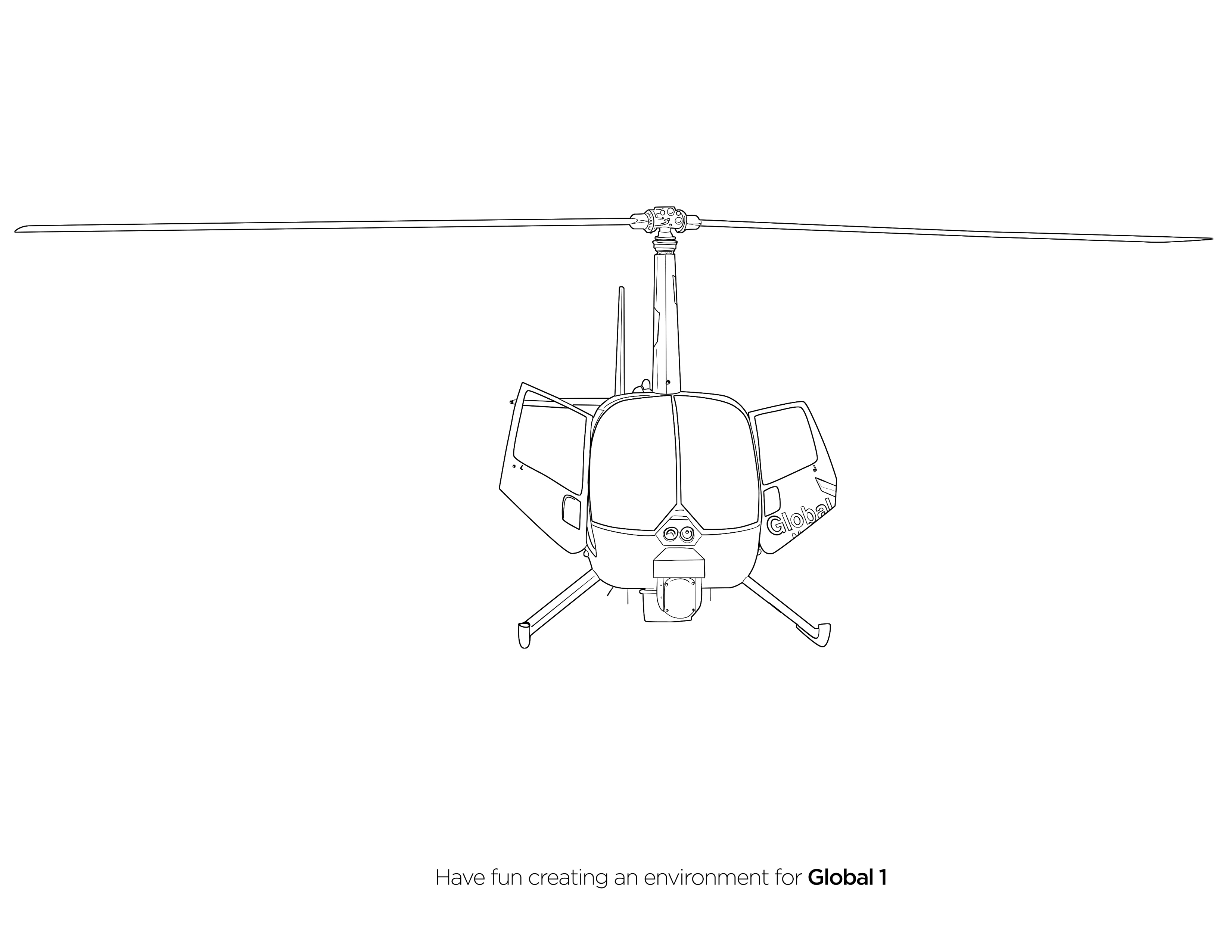 Global News Colouring Pages