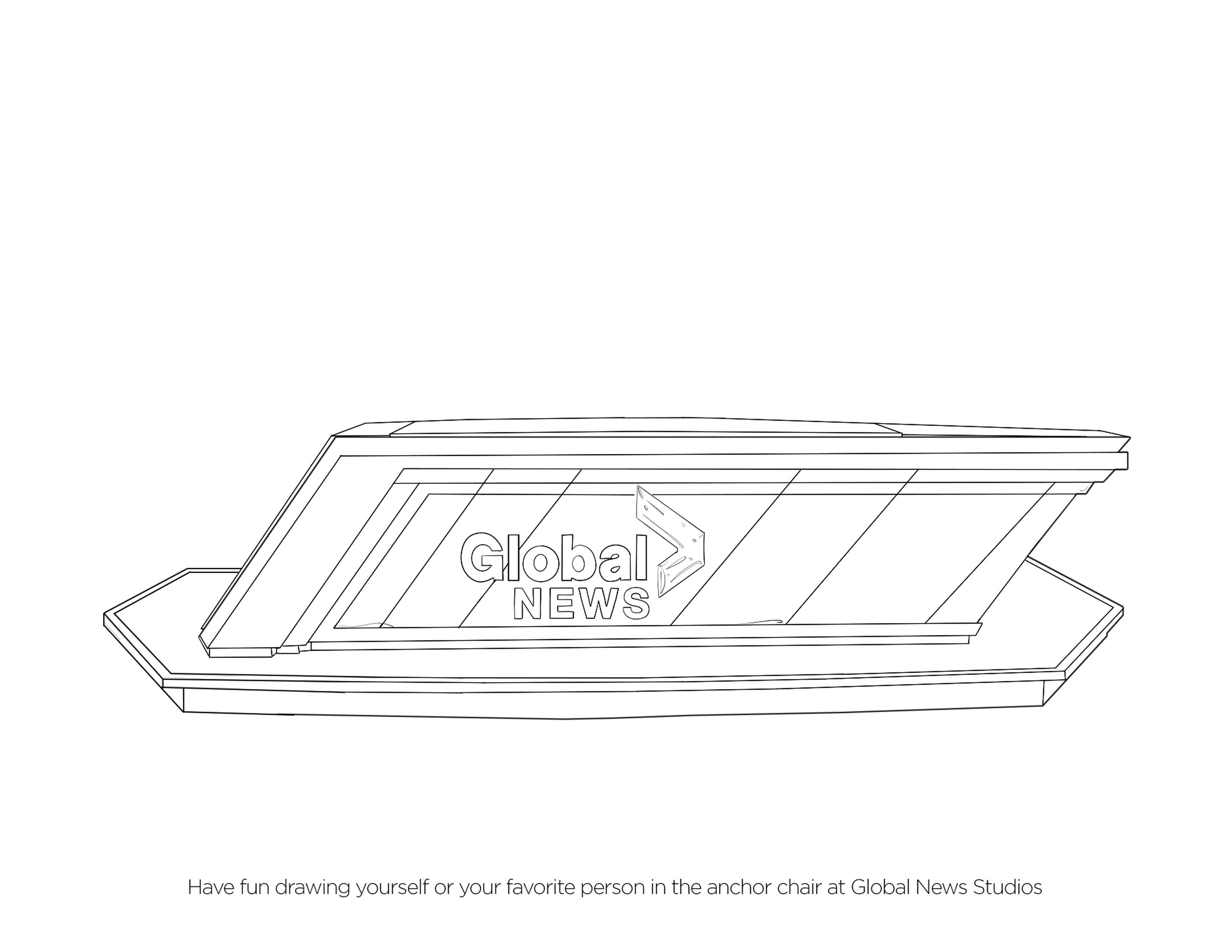 Global News Colouring Pages
