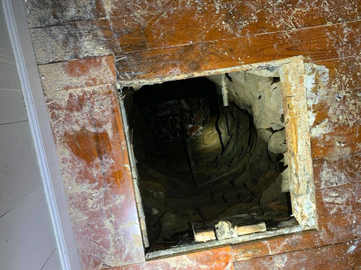 ‘Into the abyss’: Man falls down well hidden beneath historic home ...