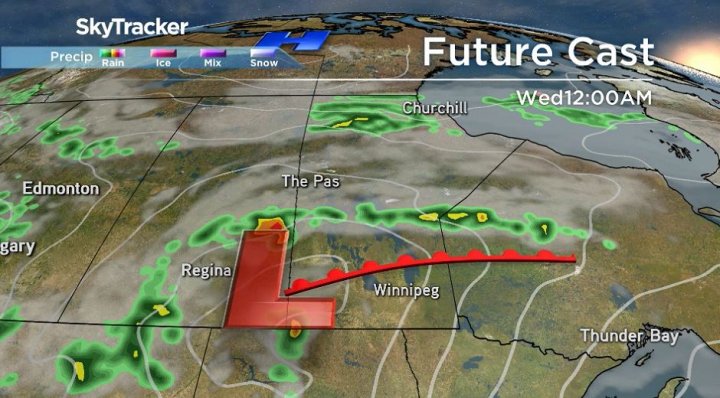 Severe thunderstorms likely in southern Manitoba with hot and humid ...