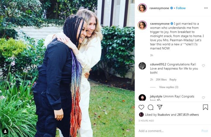 Raven-Symoné reveals she’s married to Miranda Pearman-Maday - National ...