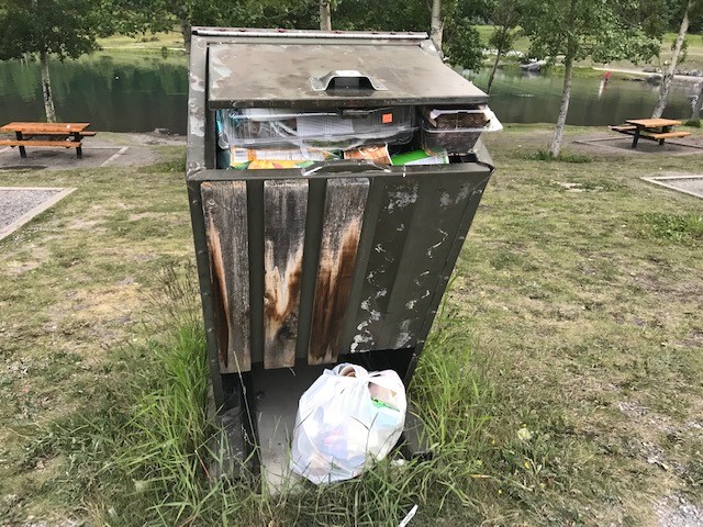 Overstuffed garbage bins in Alberta parks becoming dangerous for ...