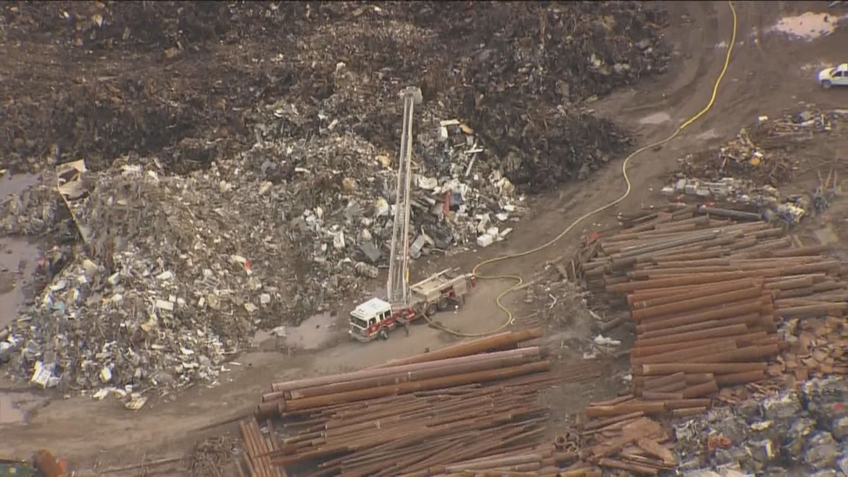 Fire declared out at Strathcona County recycling facility - Edmonton ...