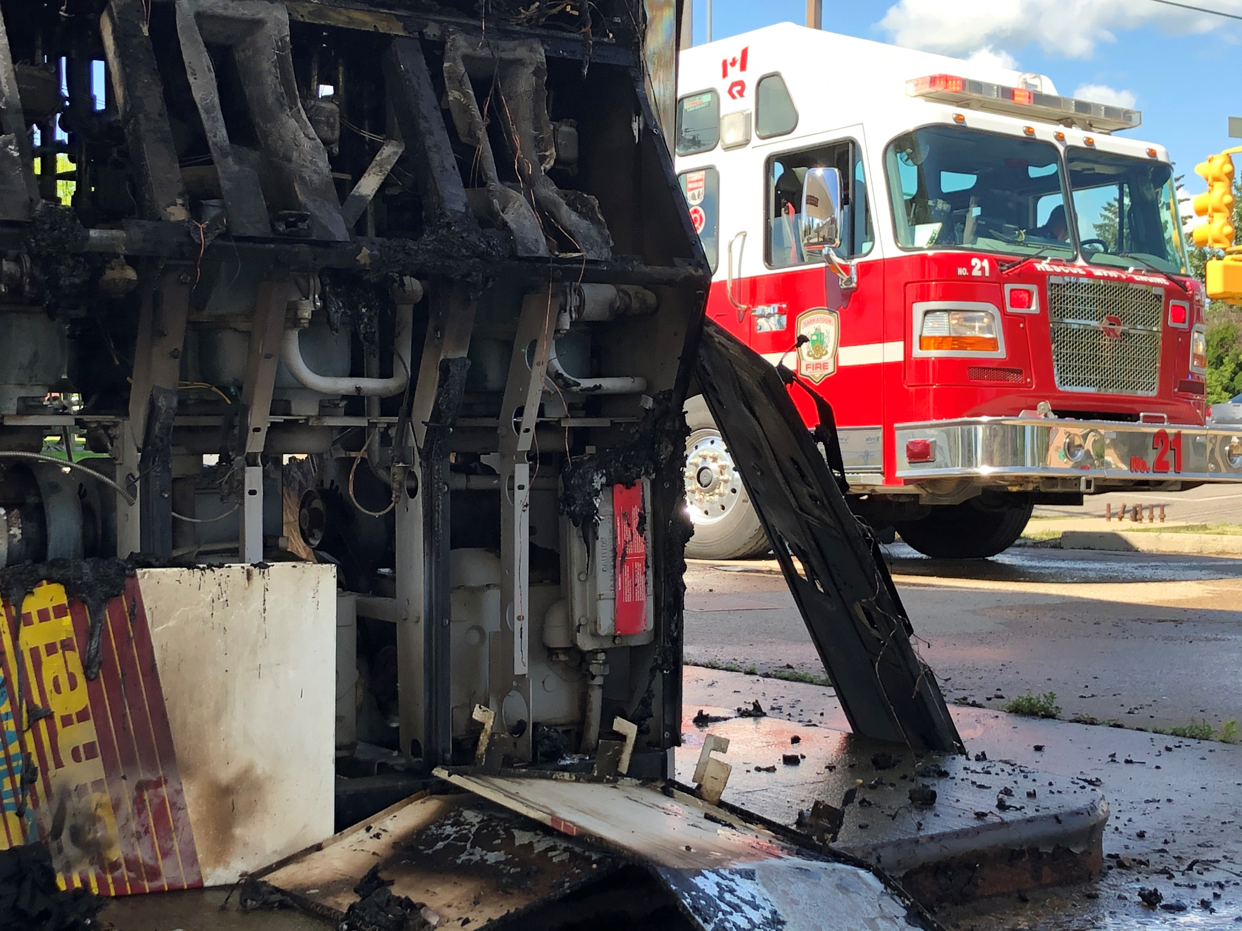 Saskatoon firefighters extinguish gas station fire - Saskatoon ...