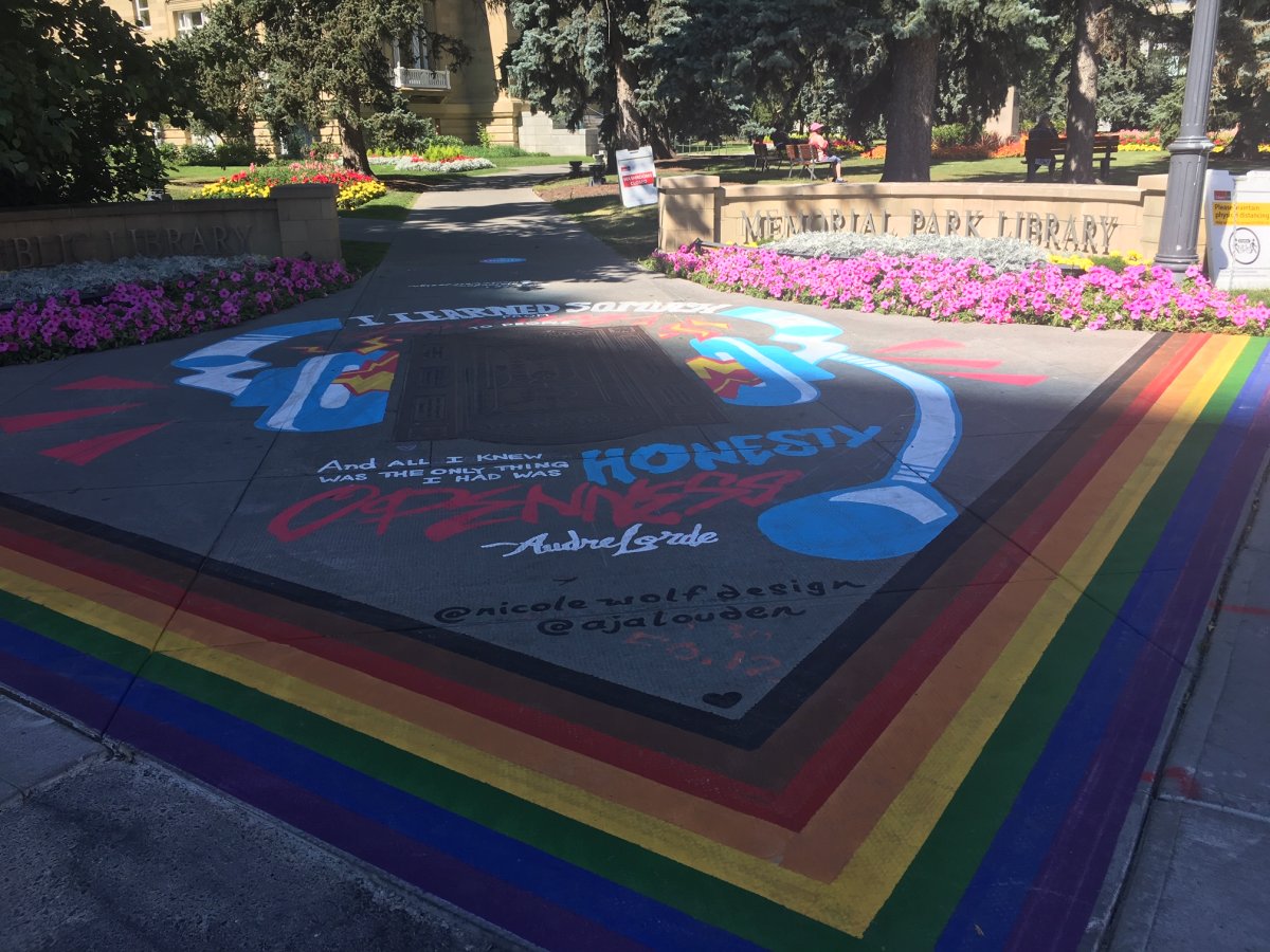 4 new murals painted in Calgary’s Central Memorial Park to celebrate ...