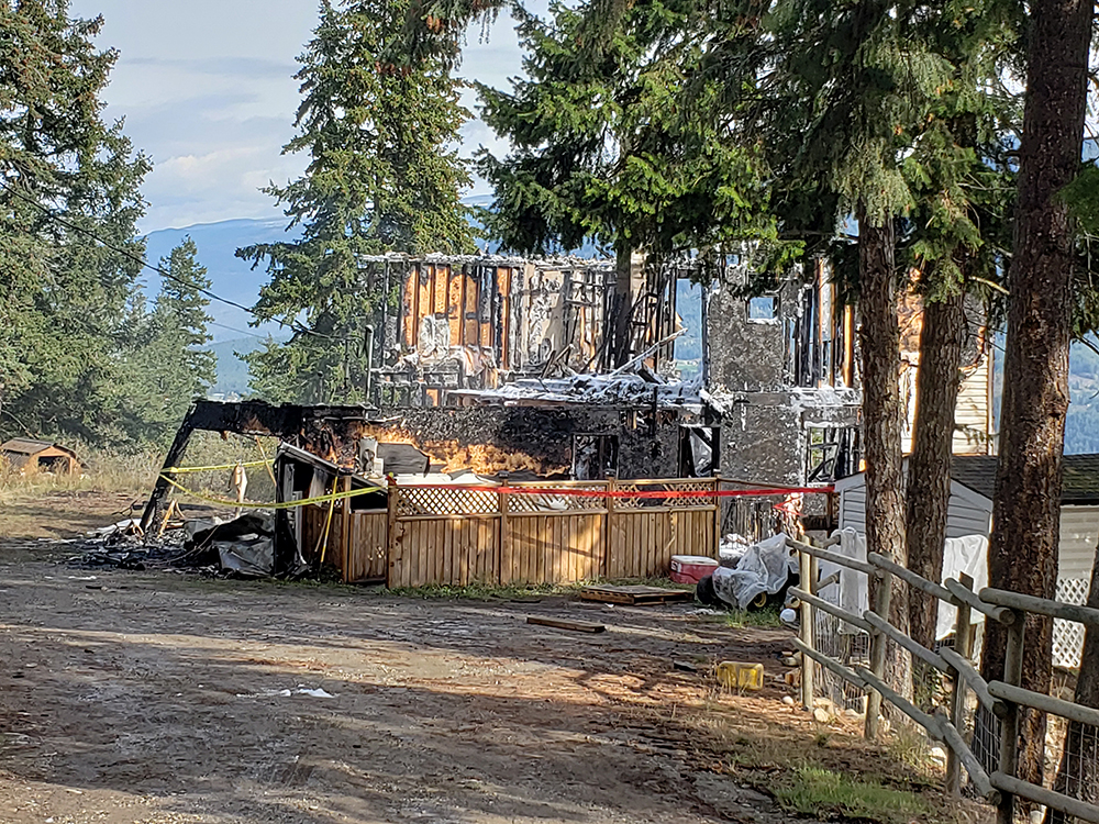 Enderby, B.C., home undergoing renovations destroyed by early morning ...