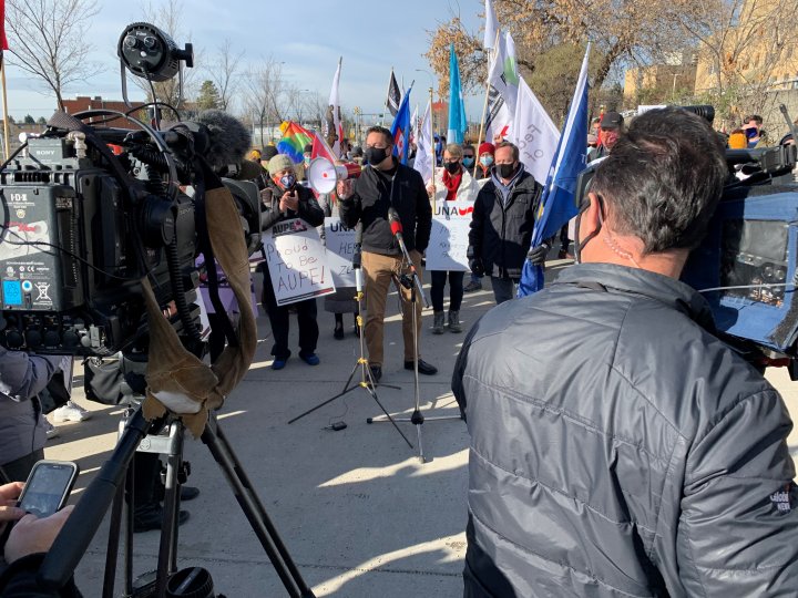 Health-care workers walk off the job in wildcat strikes across Alberta ...