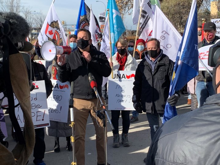 Health-care workers walk off the job in wildcat strikes across Alberta ...
