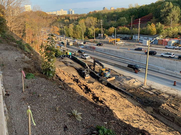 Resident worried he may lose part of backyard after ground collapse at ...