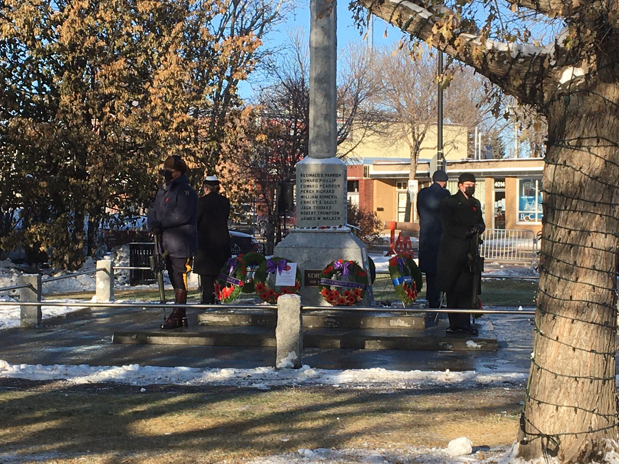 Remembrance Day marked at Edmonton’s Beverly Memorial Cenotaph ...