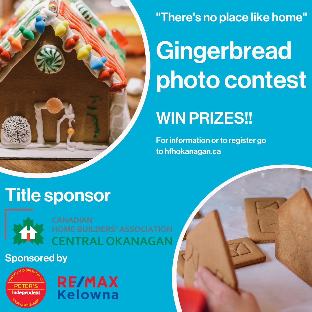 Habitat for Humanity Okanagan’s Gingerbread House Photo Contest ...