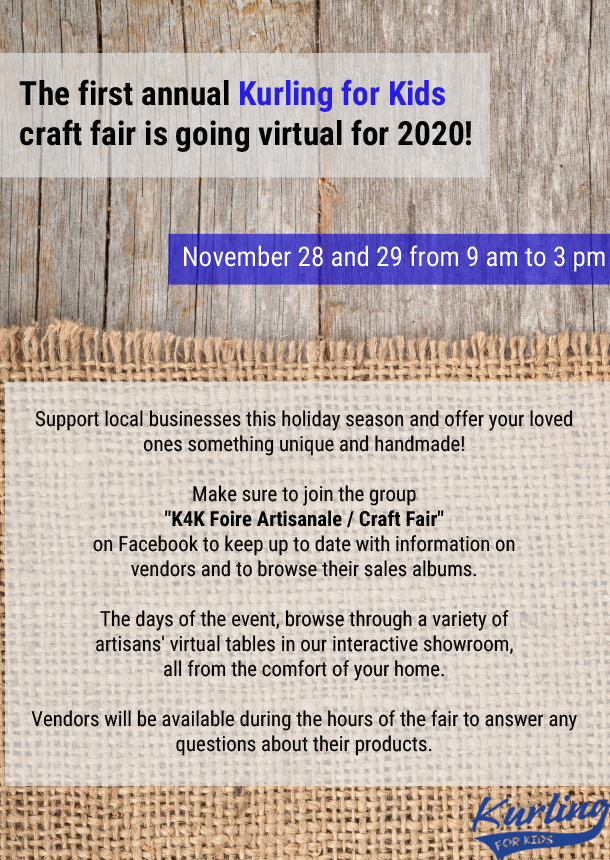 The Kurling for Kids 2020 Virtual Craft Fair - GlobalNews Events
