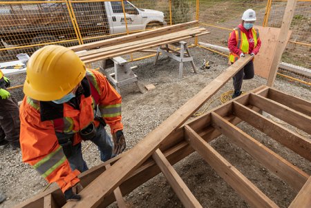 Indigenous construction students complete energy-efficient shed at ...