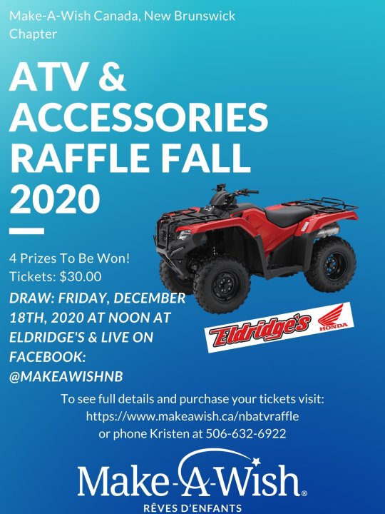 ATV & Accessories Raffle - GlobalNews Events