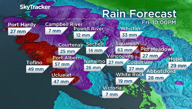 A parade of storms in B.C. to welcome 2021 | Globalnews.ca