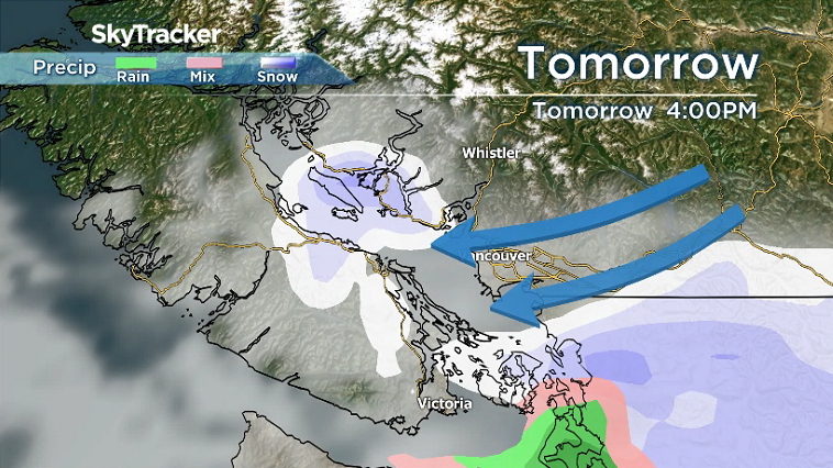 Metro Vancouver to see four chances for snow by the end of the weekend ...