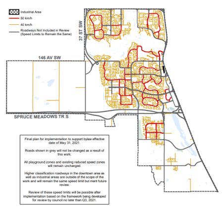 Where are speed limits changing in Calgary? Finalized maps now ...