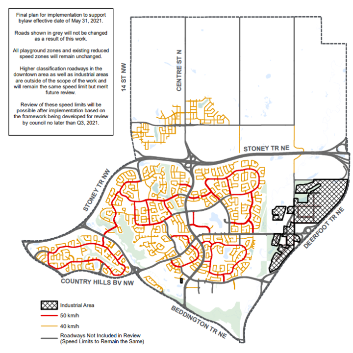 Where are speed limits changing in Calgary? Finalized maps now ...