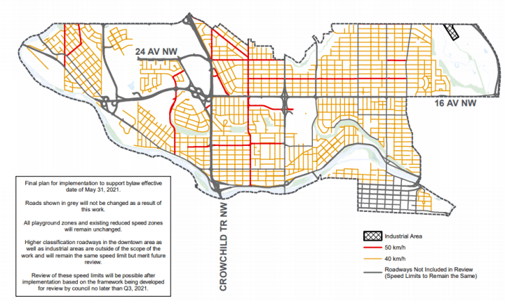 Where are speed limits changing in Calgary? Finalized maps now ...