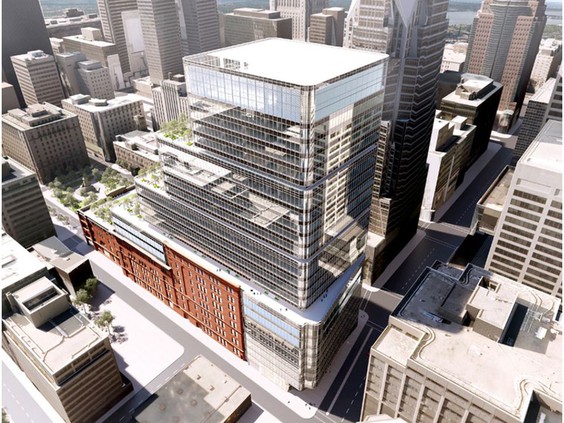 25-storey office building atop longstanding Montreal The Bay store gets ...