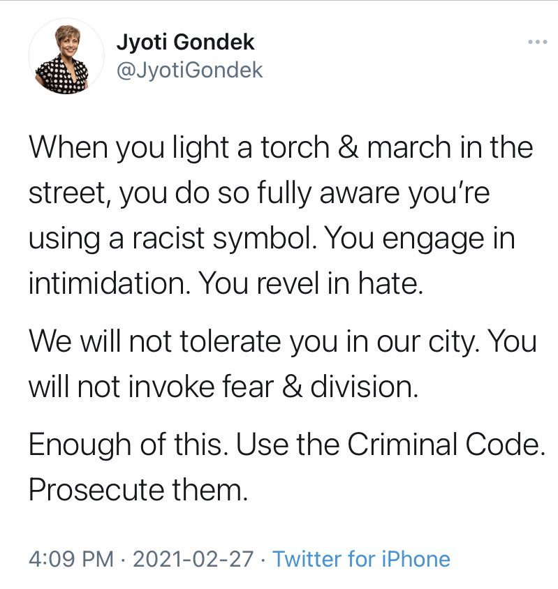 Backlash grows after Walk for Freedom protesters seen carrying torches ...