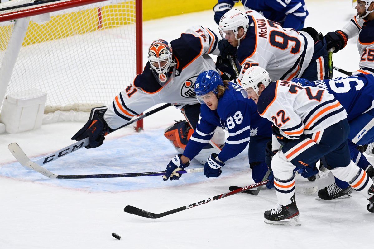 Edmonton Oilers outlast Leafs for 3-2 win in OT | Globalnews.ca