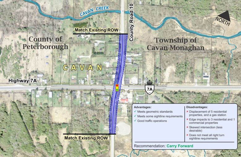 Residents upset with potential Cavan, Ont., intersection realignment ...
