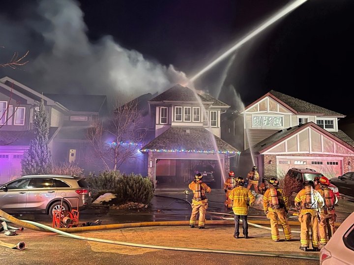 Large fire destroys family home in southwest Edmonton’s Ambleside ...