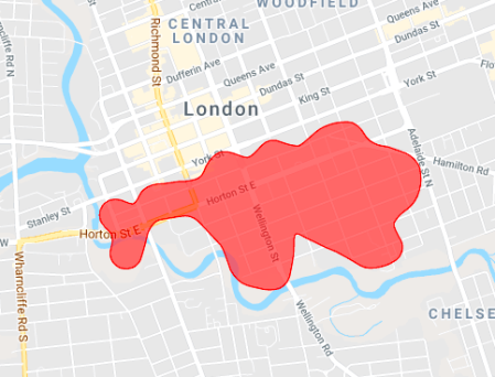 Car hits house, severs gas line on Maitland Street in London, Ont ...