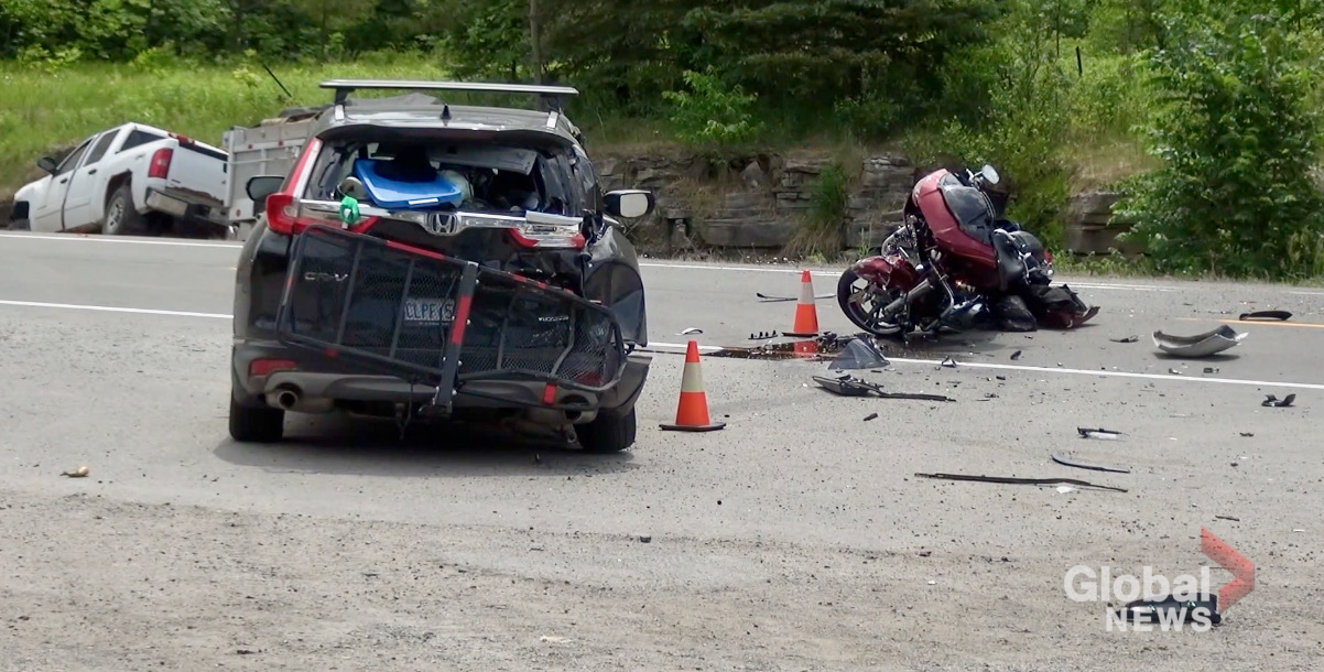 Motorcyclist seriously injured following 3-vehicle crash on Hwy. 28 ...