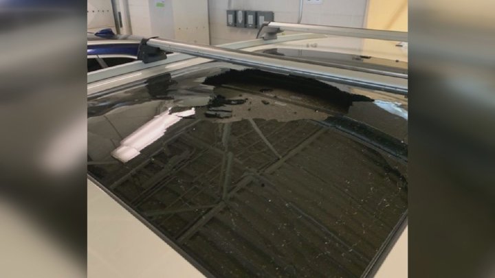 ‘It was like a bomb went off’: Shattered sunroof frightens and ...