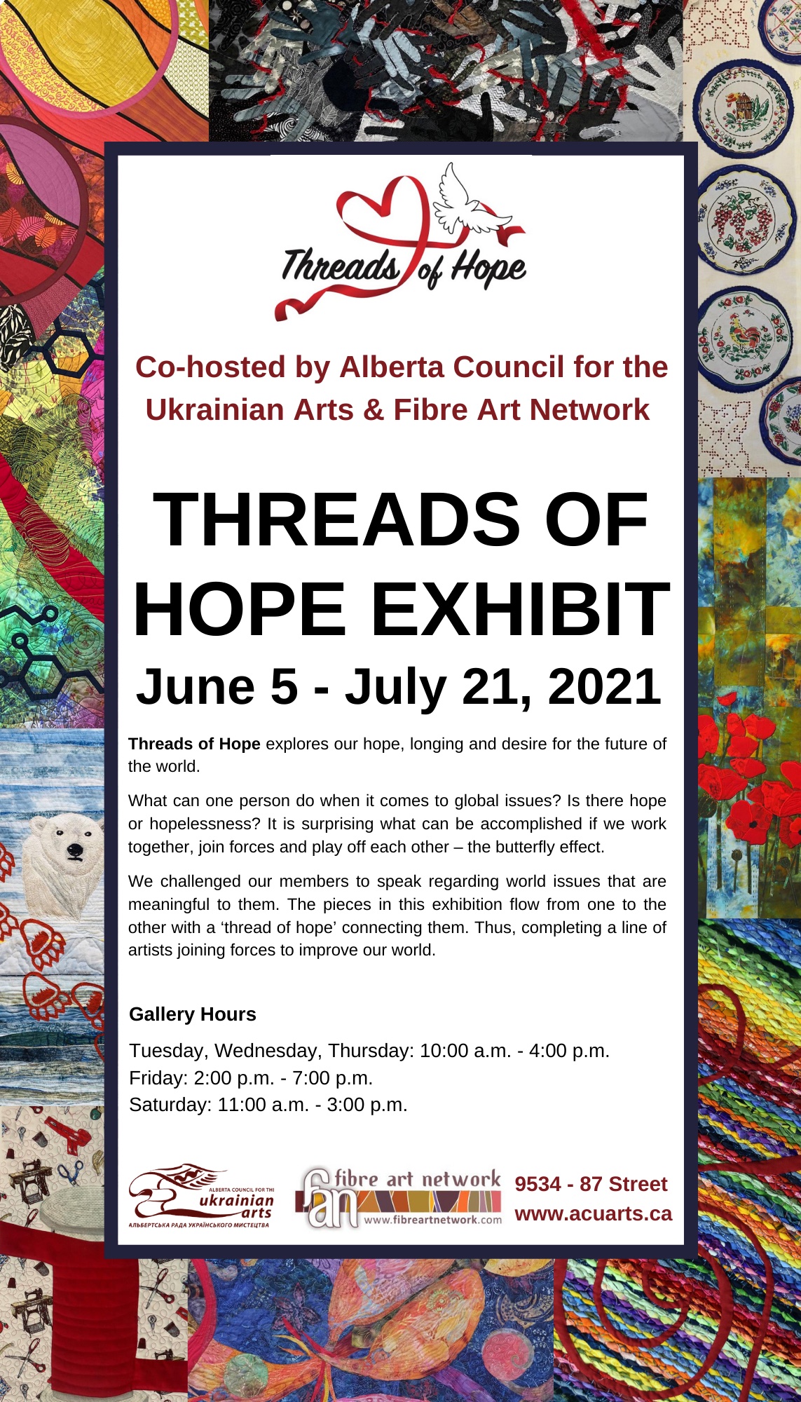 Threads of Hope Exhibition - GlobalNews Events