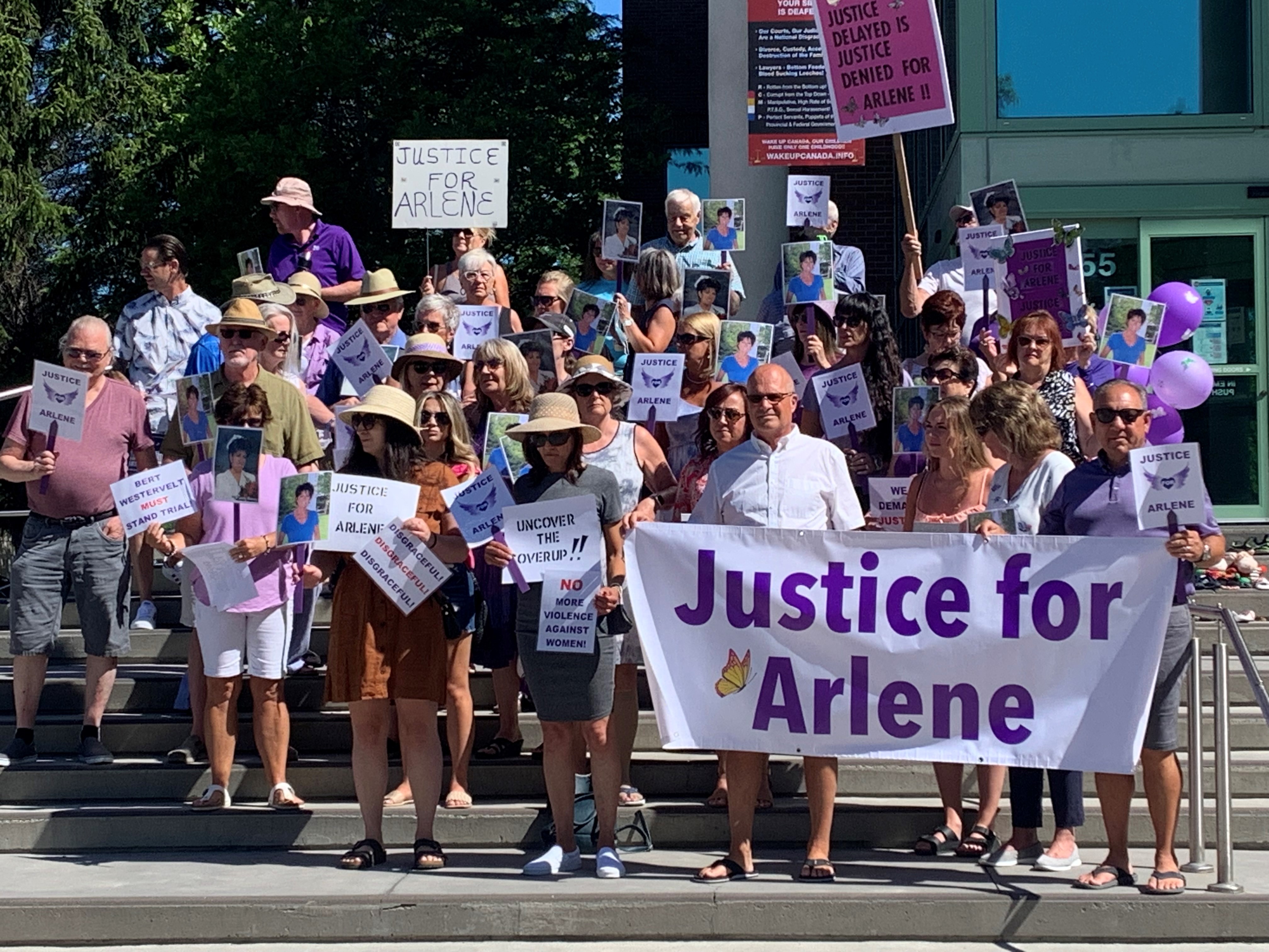 Arlene Westervelt’s family, friends hold Kelowna, B.C. rally calling ...